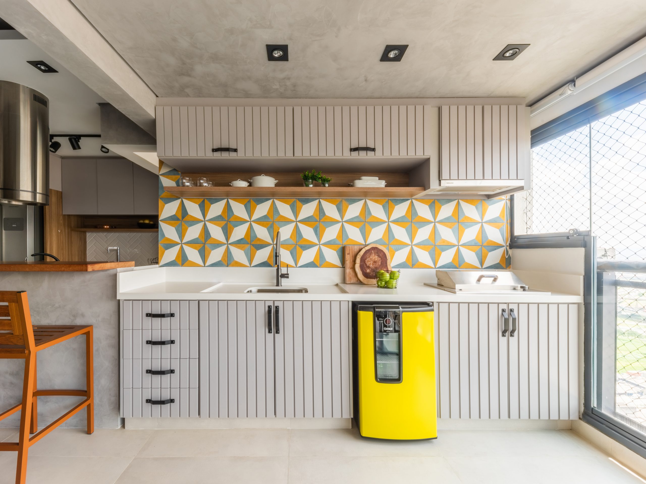Azulejos coloridos: use a tendência para criar efeitos visuais