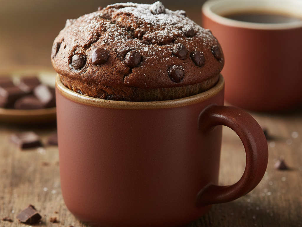 Panetone de caneca de chocolate: veja como preparar